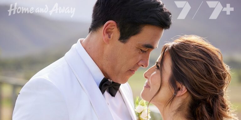 Home and Away's Ada and James spotted sharing a kiss