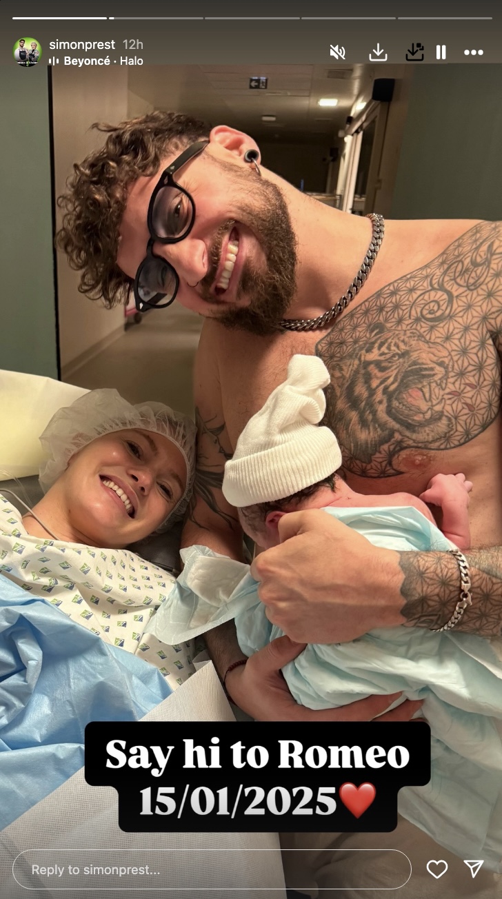 MKR 2024 winner Simone has welcomed an adorable baby boy