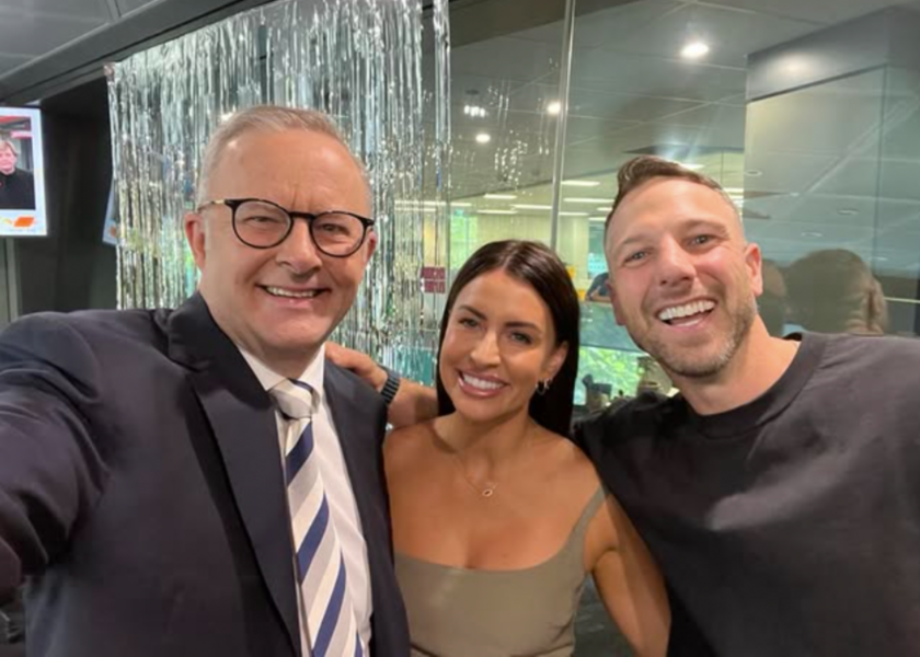 MAFS couple spotted with Prime Minister Anthony Albanese