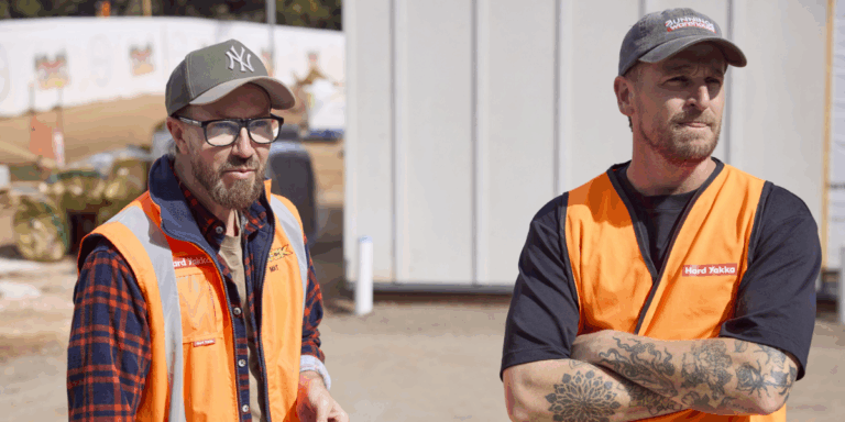 The Block's Mat and Robby reveal truth behind floorboard theft