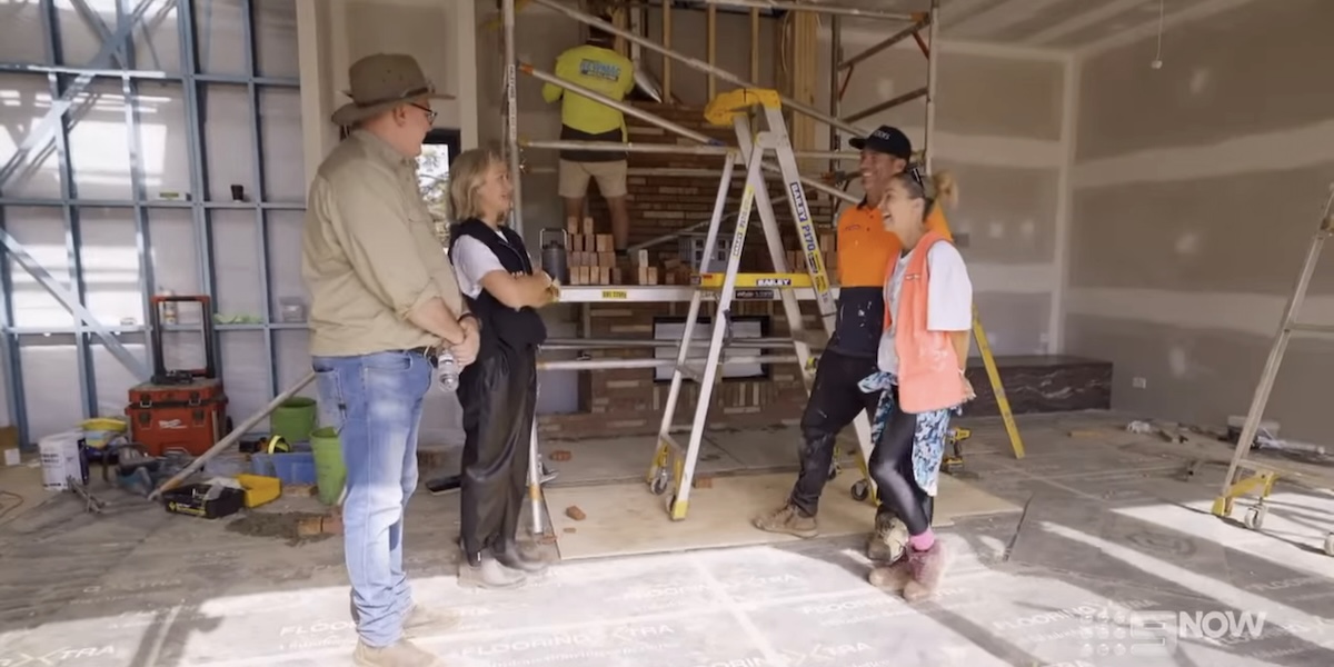 The Block's Emma and Ben on Scotty Cam sharing their baby news